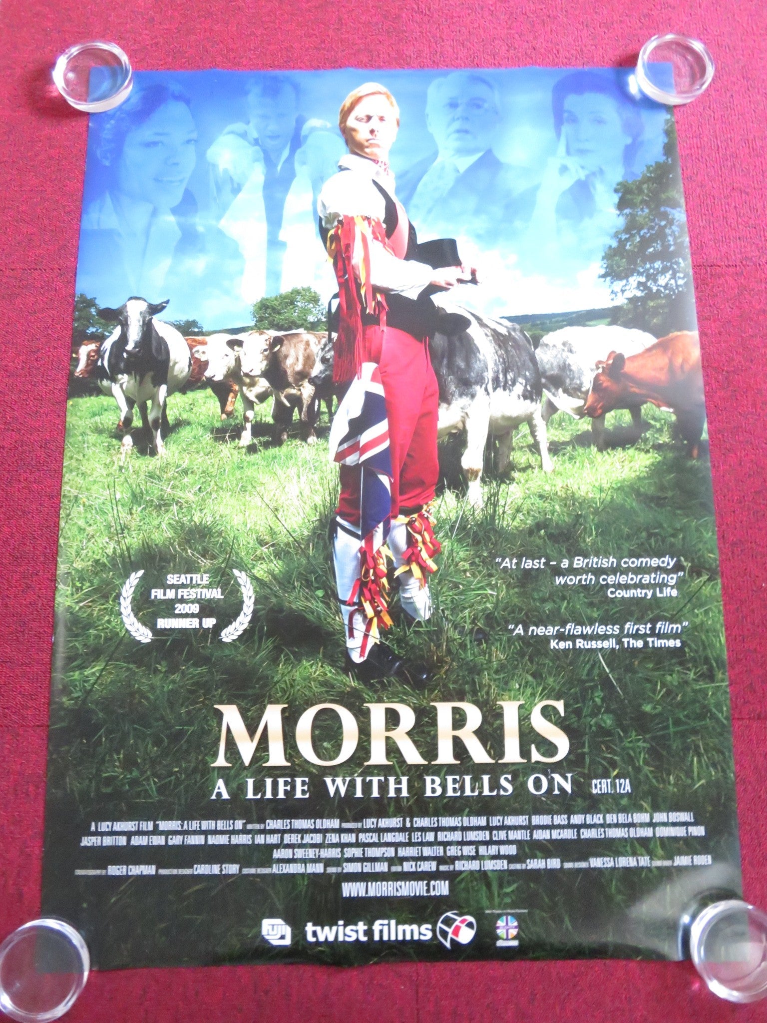 MORRIS: A LIFE WITH BELLS ON US ONE SHEET ROLLED POSTER LUCY AKHURST 2 ...