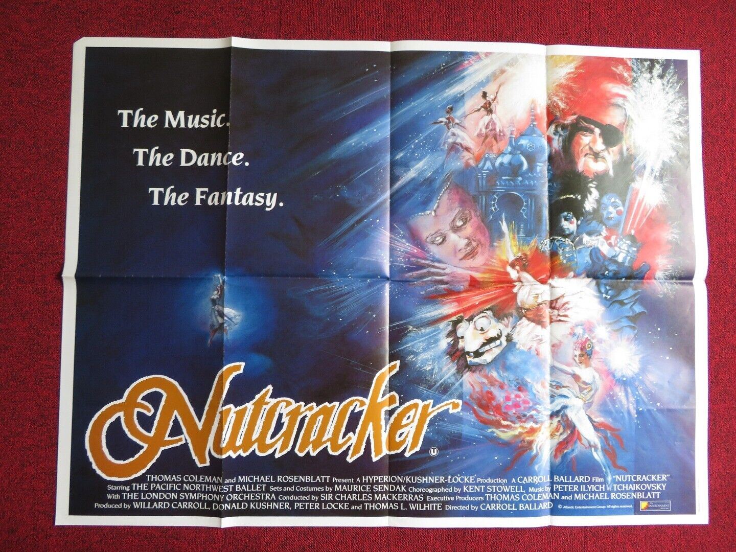 NUTCRACKER UK QUAD POSTER THE PACIFIC NORTH WEST BALLET CARROL BALLARD ...