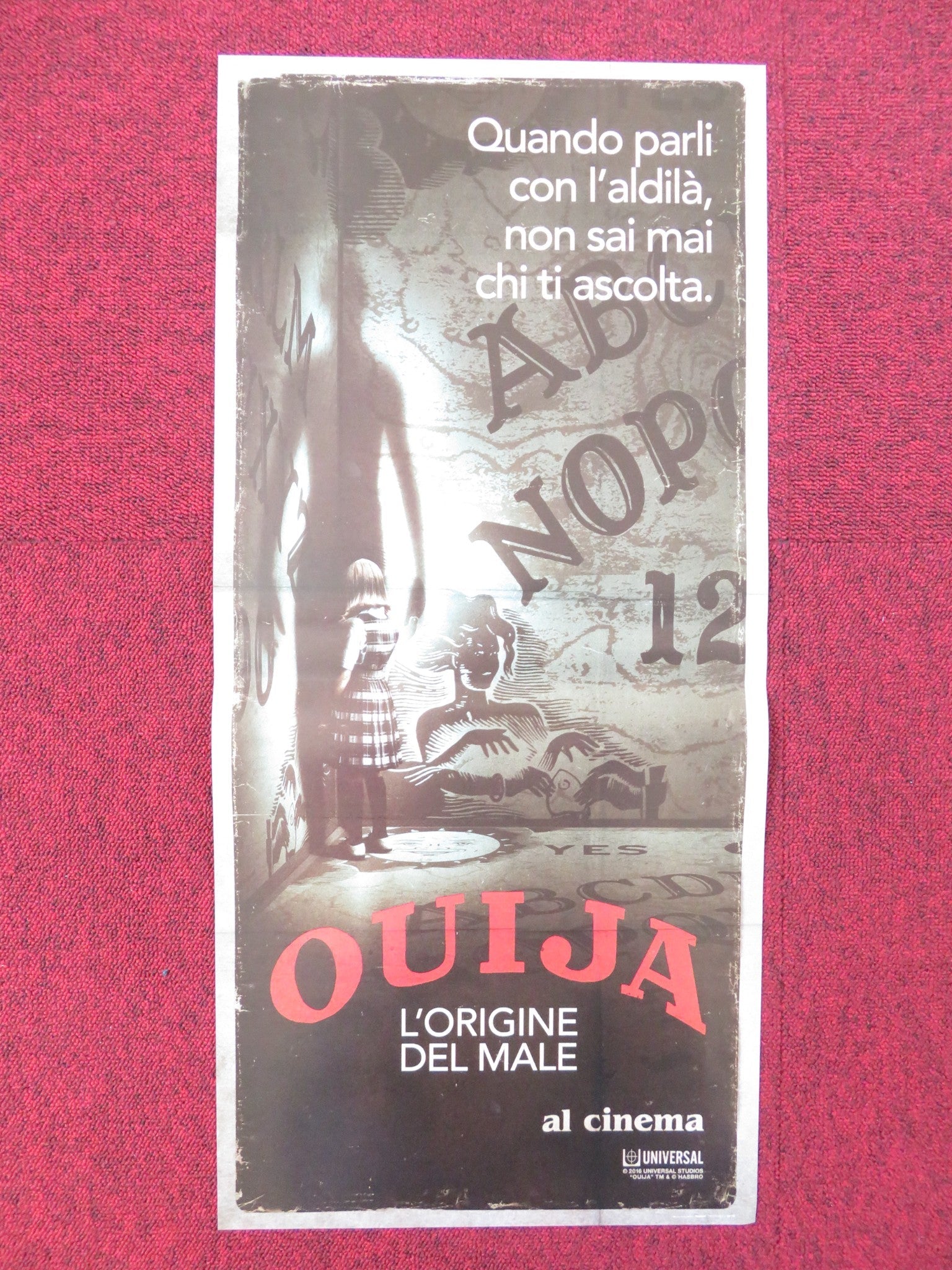 OUIJA: ORIGIN OF EVIL ITALIAN LOCANDINA POSTER ANNALISE BASSO E. REASE ...