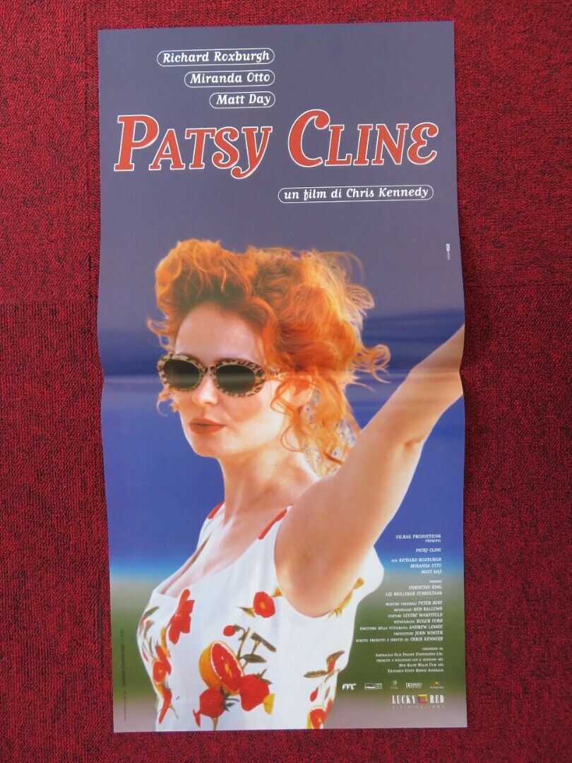 PATSY CLINE ITALIAN LOCANDINA (25"x12.5") POSTER RICHARD ROXBURGH 1998 ...