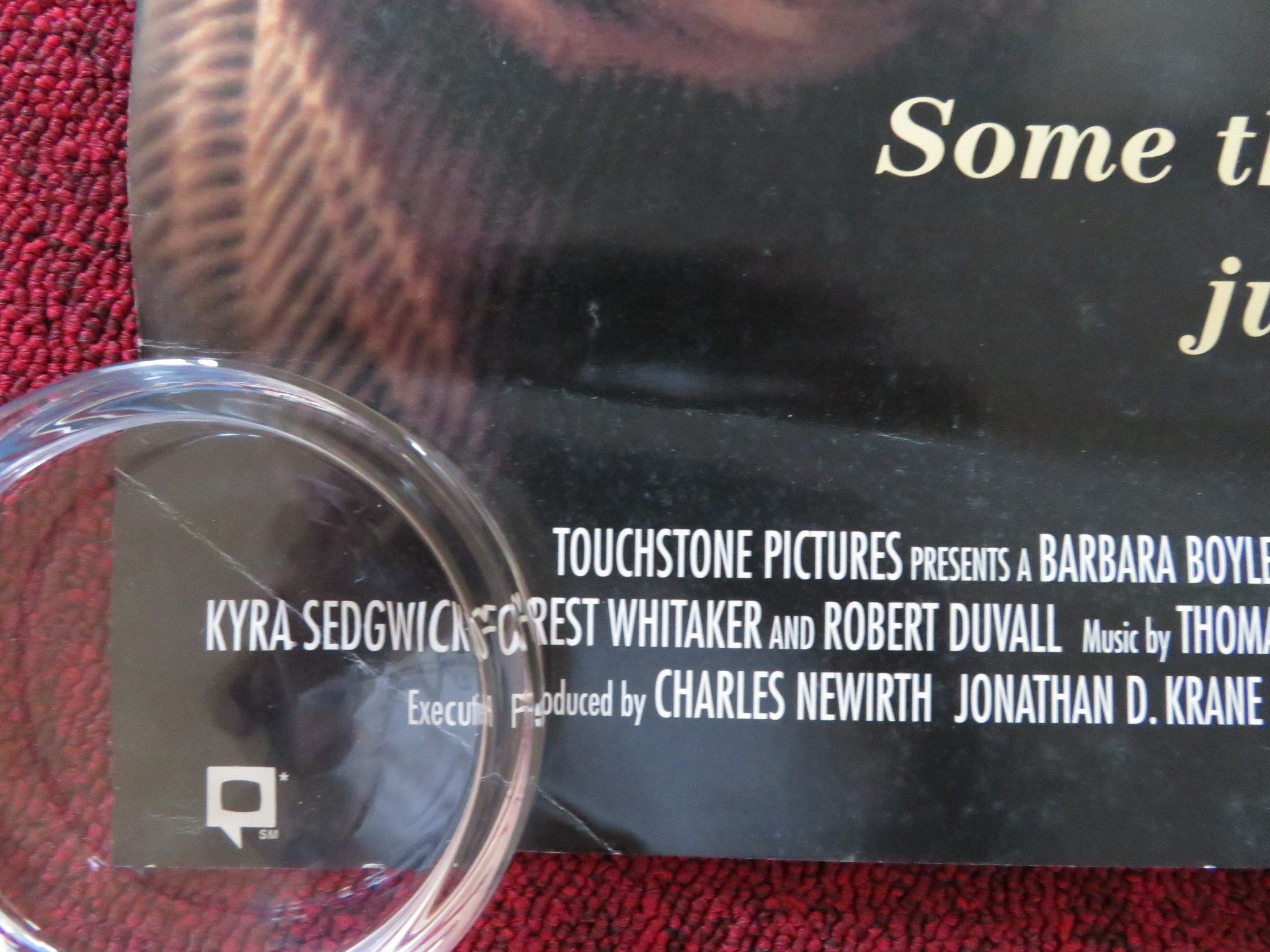 PHENOMENON VHS VIDEO POSTER JOHN TRAVOLTA ROBERT DUVALL 1996 ...