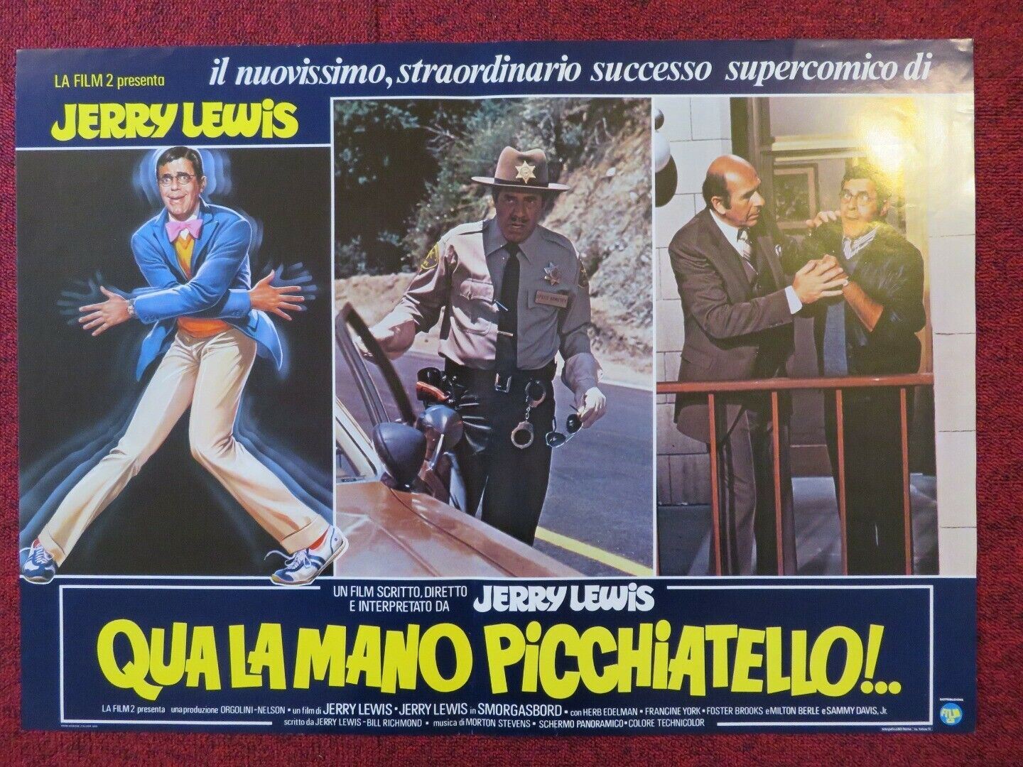 QUA LA MANO PICCHIATELLO / SMORGASBORD - B ITALIAN FOTOBUSTA POSTER S ...