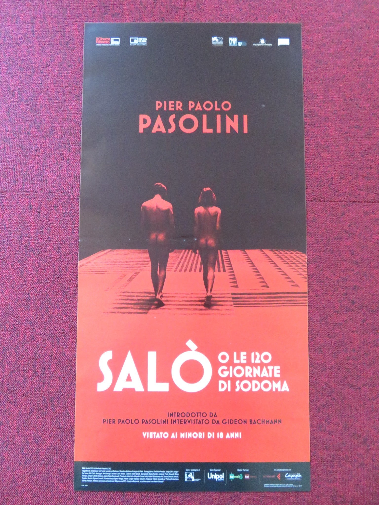 SALO, OR THE 120 DAYS OF SODOM ITALIAN LOCANDINA POSTER PAOLO BONACELL – Rendezvous Cinema