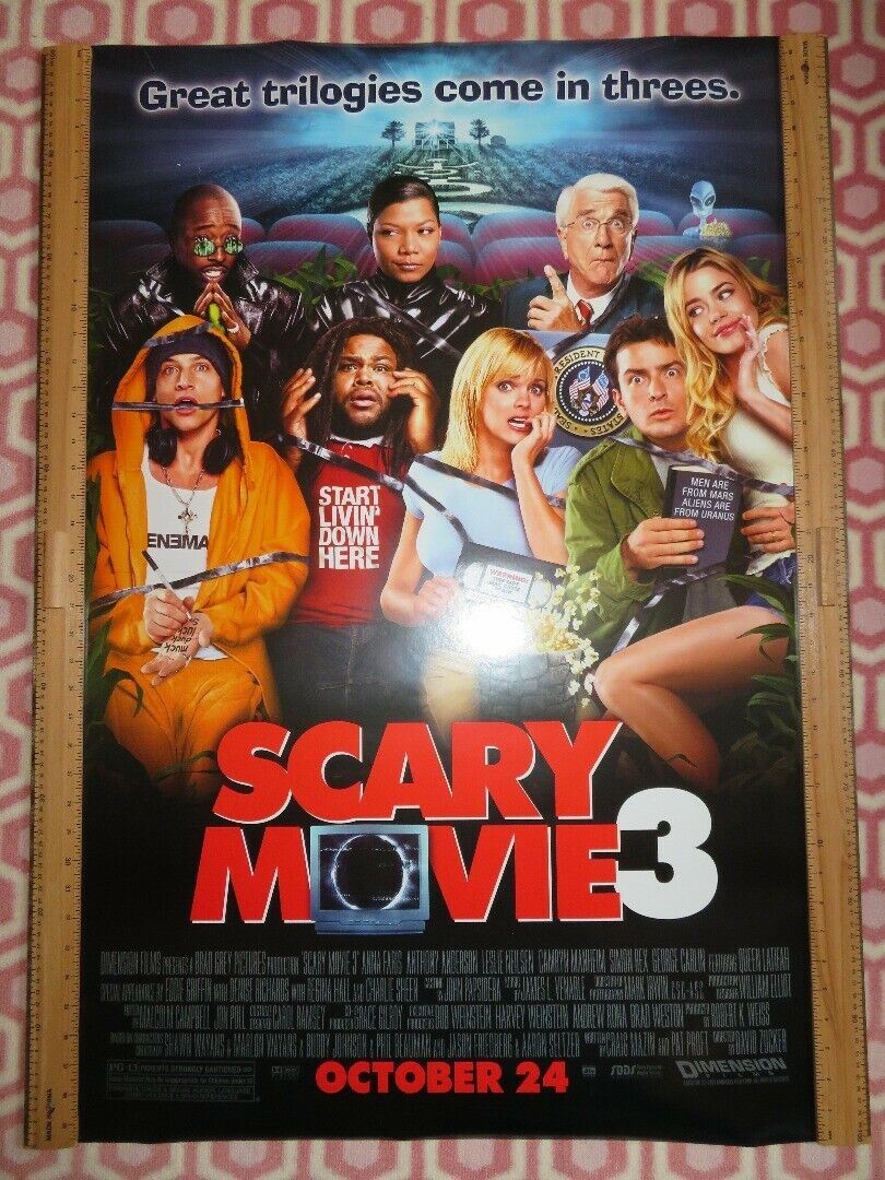 SCARY MOVIE 3 US ROLLED POSTER ANNA FARIS ANTHONY ANDERSON LESLIE NEIL ...