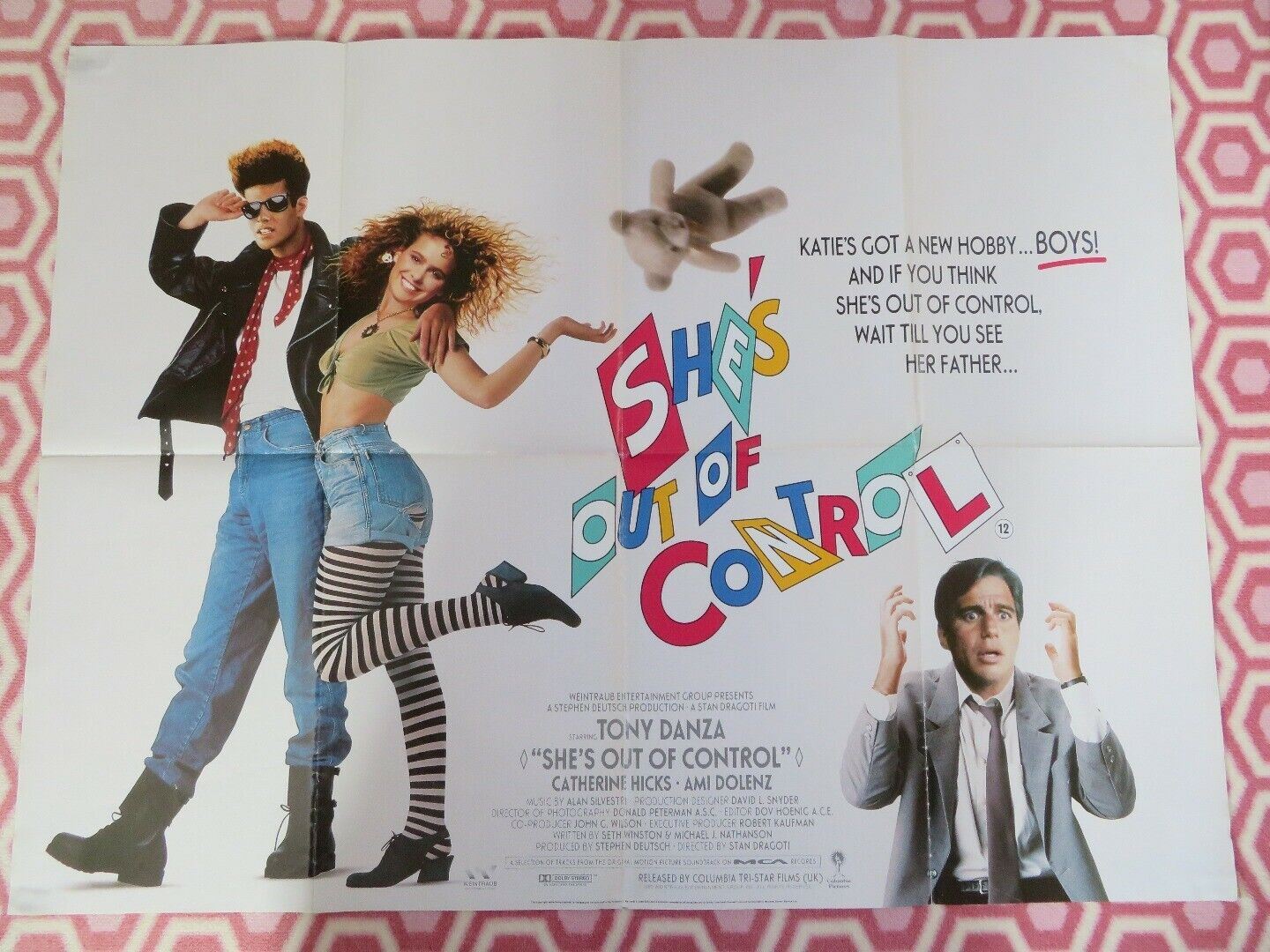 SHE'S OUT OF CONTROL BRITISH QUAD (30" x 40") POSTER TONY DANZA CATHER ...