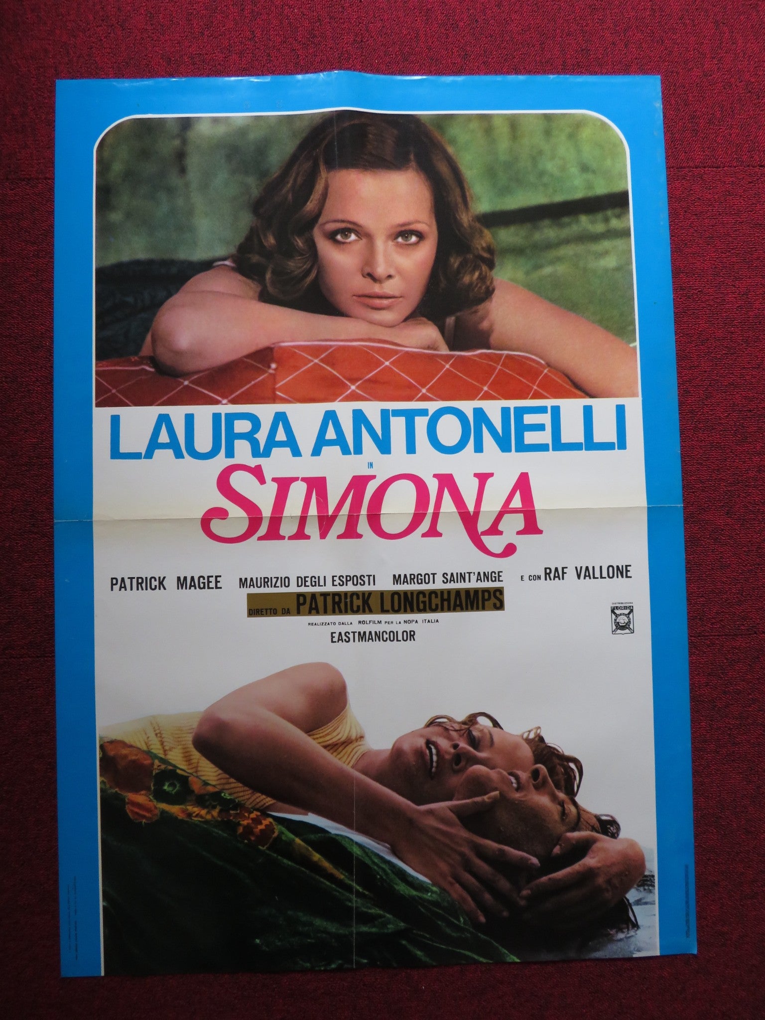 SIMONA ITALIAN FOGLIO POSTER LAURA ANTONELLI PATRICK MAGEE 1974 ...