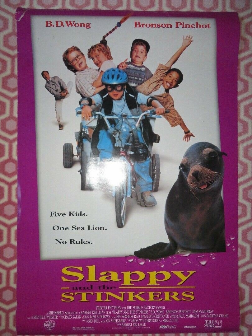 SLAPPY AND THE STINKERS US ONE SHEET ROLLED POSTER B.D.WONG BRONSON ...