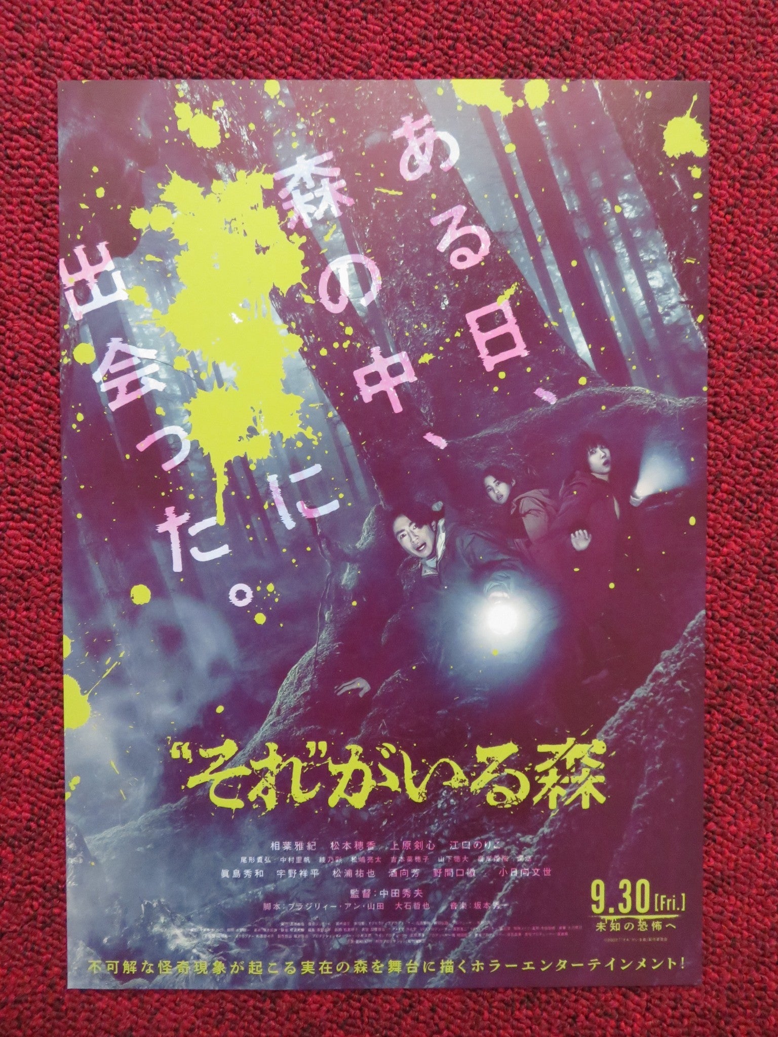 SORE GA IRU MORI JAPANESE CHIRASHI (B5) POSTER MASAKI AIBA NORIKO EGUC ...