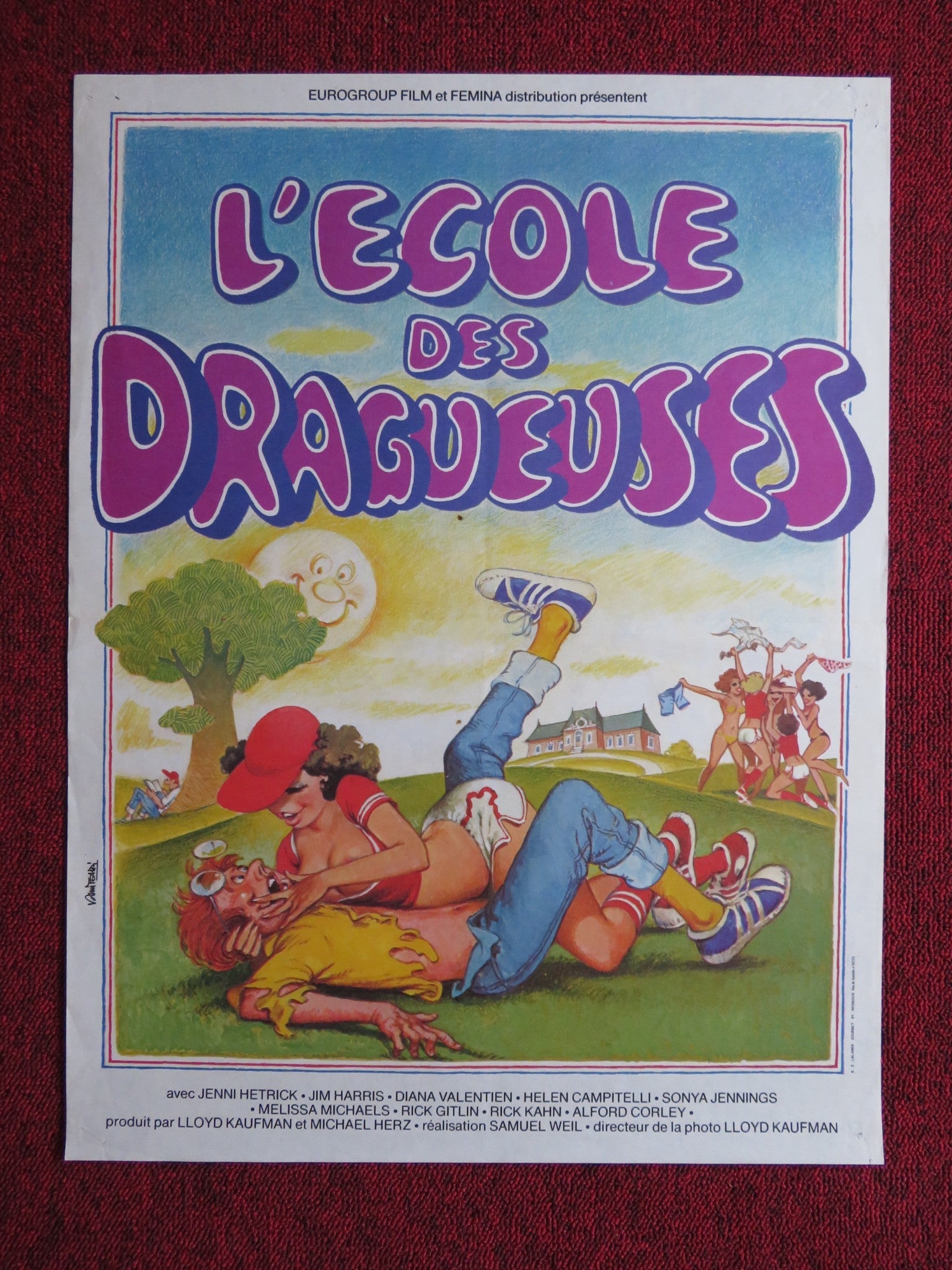 SQUEEZE PLAY FRENCH POSTER JIM HARRIS JENNIFER HETRICK 1979 ...