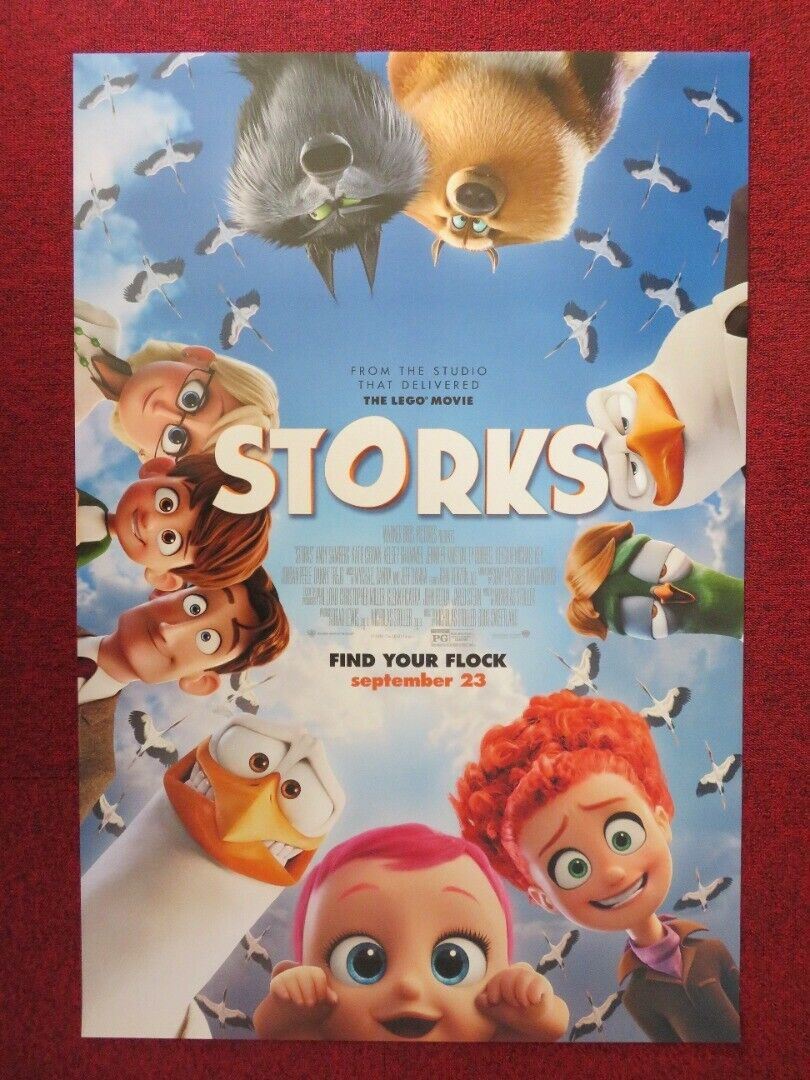 STORKS-B US ONE SHEET ROLLED POSTER KELSEY GRAMMER 2016 – Rendezvous Cinema