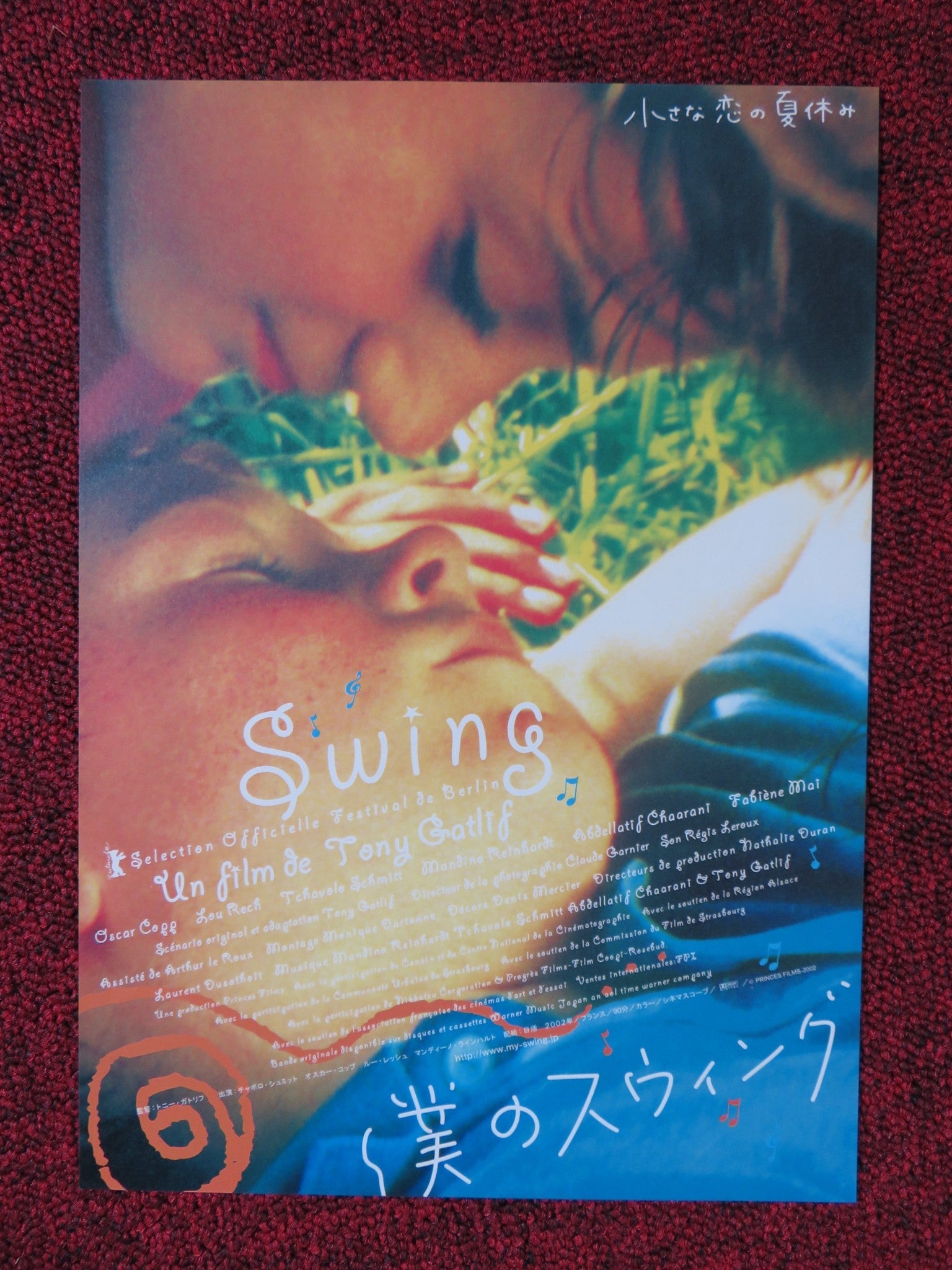 SWING JAPANESE CHIRASHI (B5) POSTER OSCAR COPP LOU RECH 2002 ...