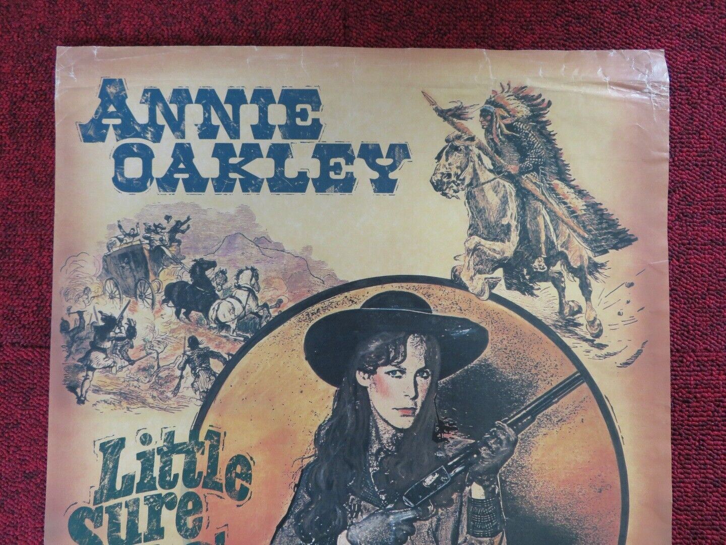 TALL TALES AND LEGENDS - ANNIE OAKLEY U.S VHS (14" X 22") POSTER J. LE ...