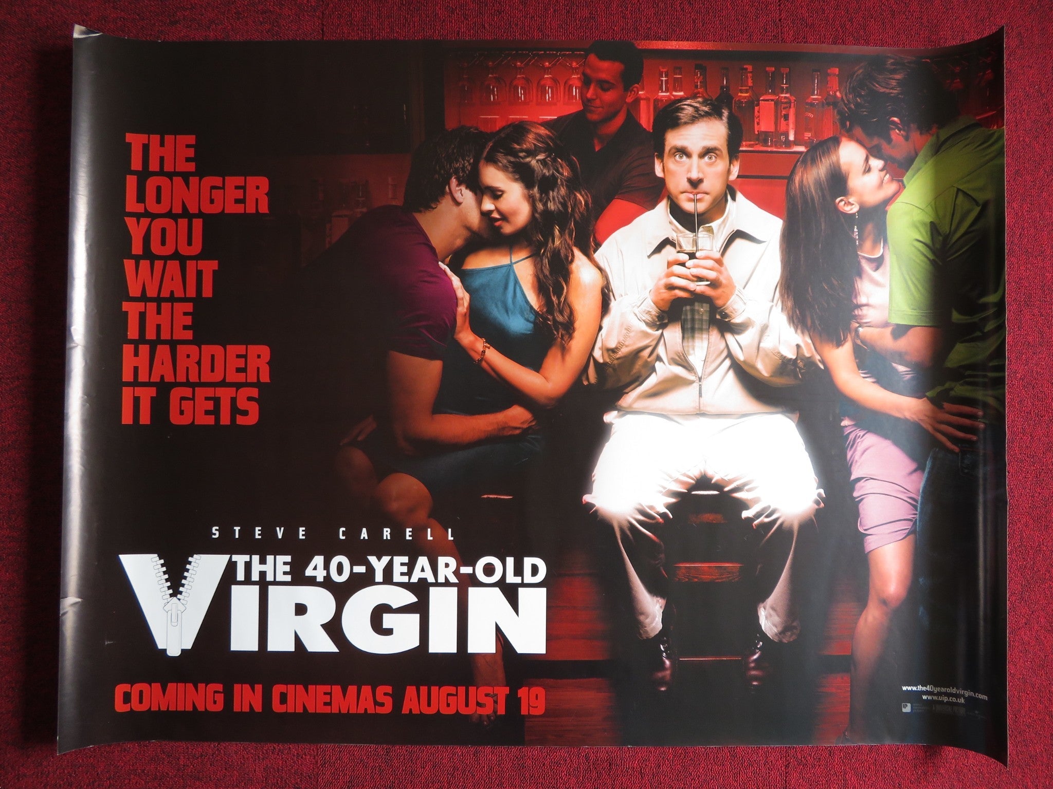 THE 40 YEAR OLD VIRGIN UK QUAD (30"x 40") ROLLED POSTER STEVE CARELL 2 ...
