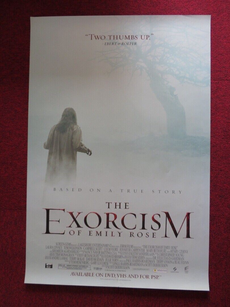 THE EXORCISM OF EMILY ROSE VHS DVD US ONE SHEET POSTER ROLLED LAURA LI ...
