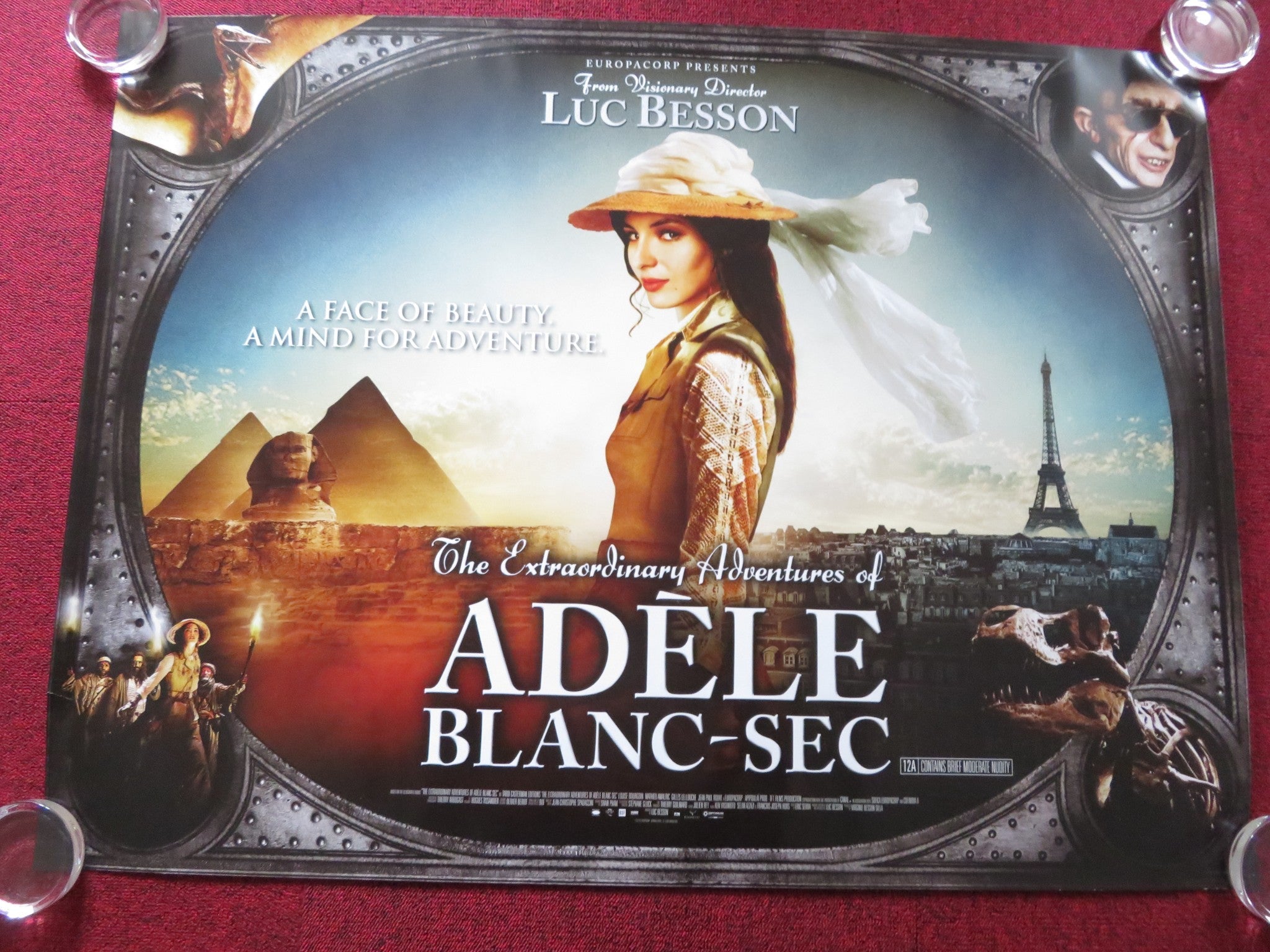 THE EXTRAORDINARY ADVENTURES OF ADELE... UK QUAD (30"x 40") ROLLED POS ...