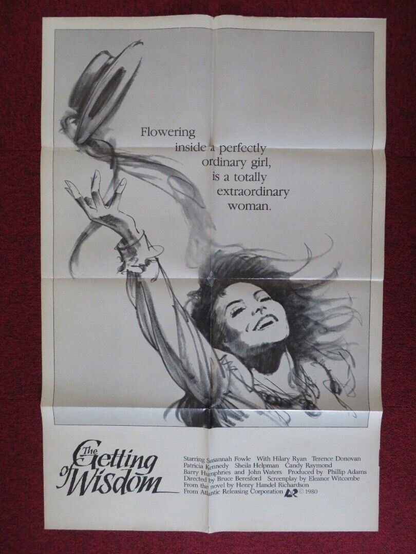 THE GETTING OF WISDOM ONE FOLDED US ONE SHEET POSTER SUSANNAH FOWLE 19 ...