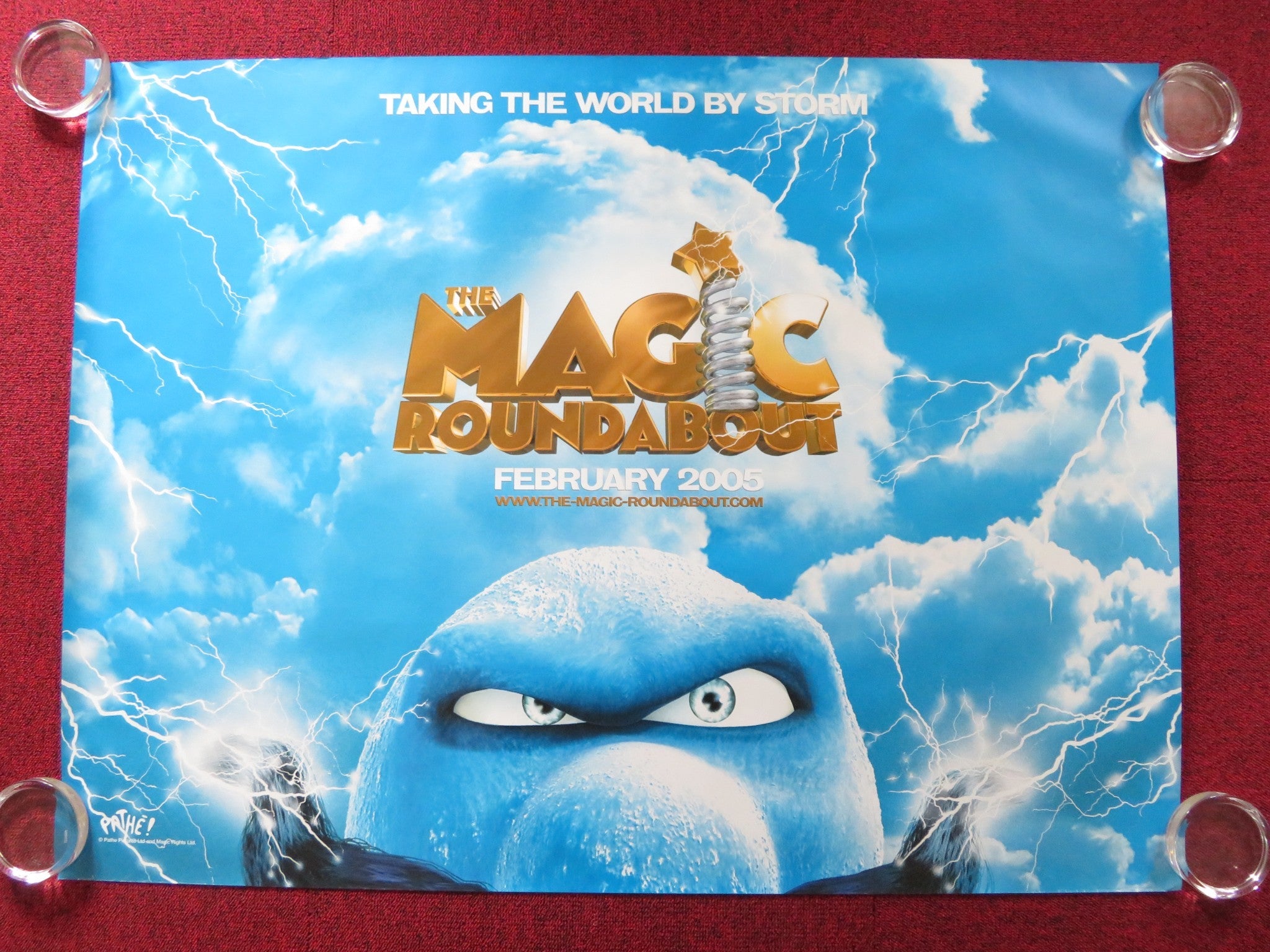 THE MAGIC ROUNDABOUT: THE MOVIE UK QUAD (30"x 40") ROLLED POSTER TOM B ...