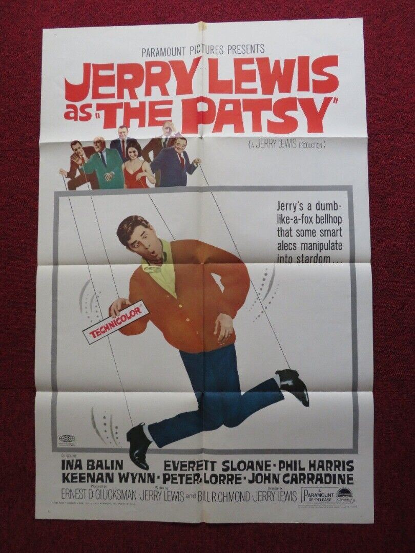 THE PATSY US ONE SHEET POSTER JERRY LEWIS INA BALIN 1967 – Rendezvous ...