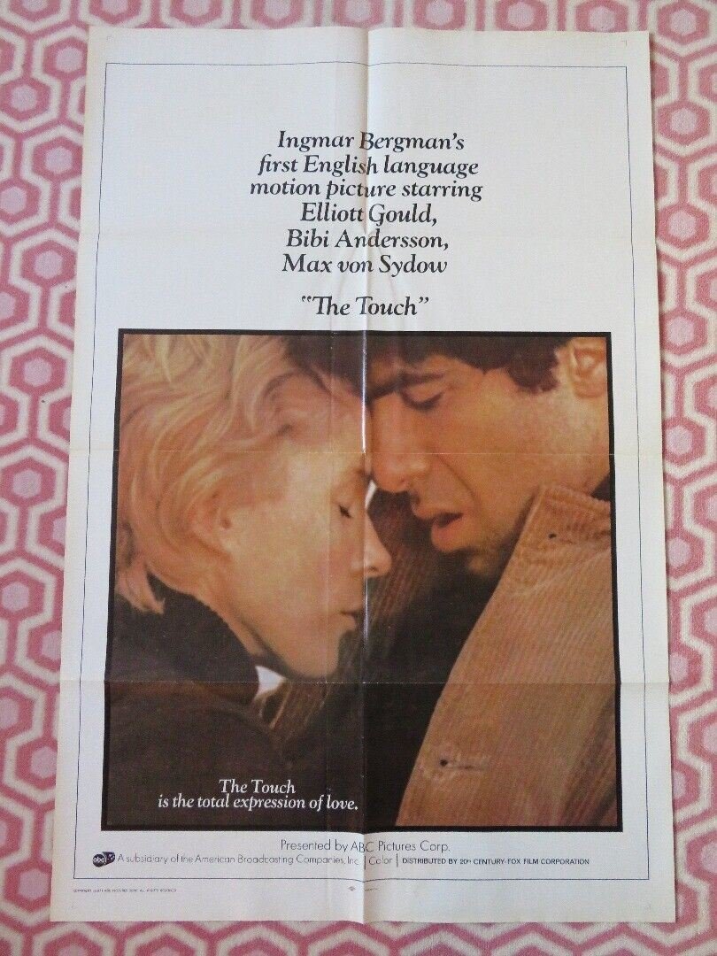 THE TOUCH FOLDED US ONE SHEET POSTER ELLIOTT GOULD BIBI ANDERSSON 1971 ...