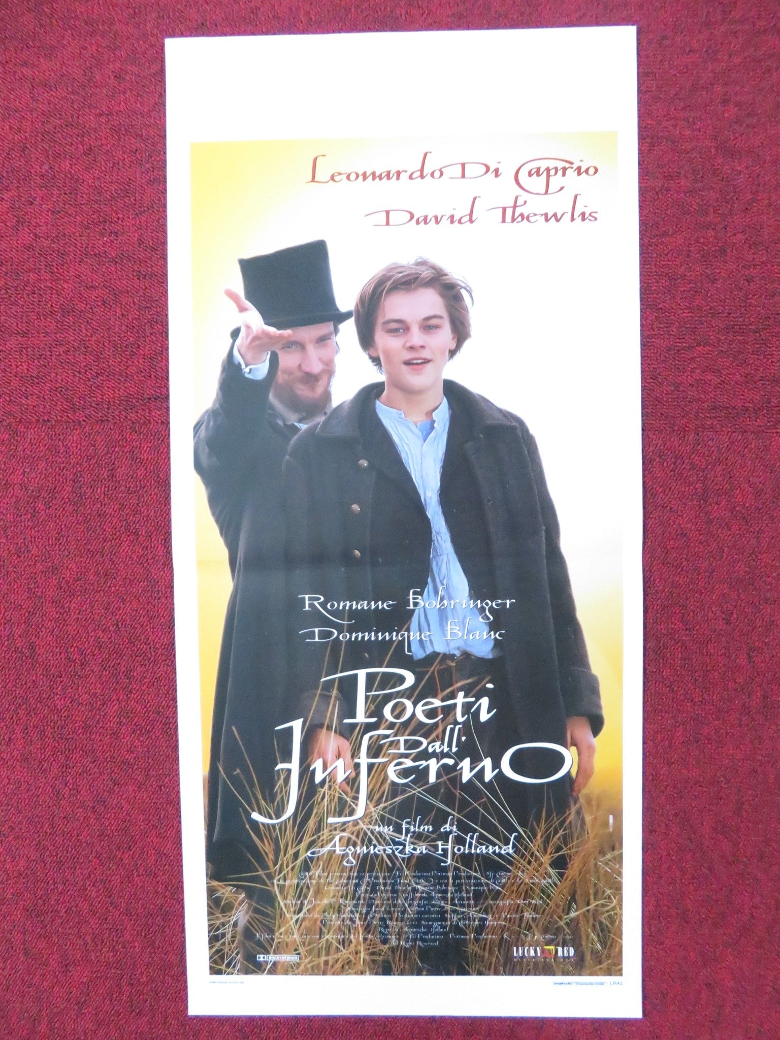 TOTAL ECLIPSE ITALIAN LOCANDINA POSTER LEONARDO DICAPRIO DAVID THEWLIS ...