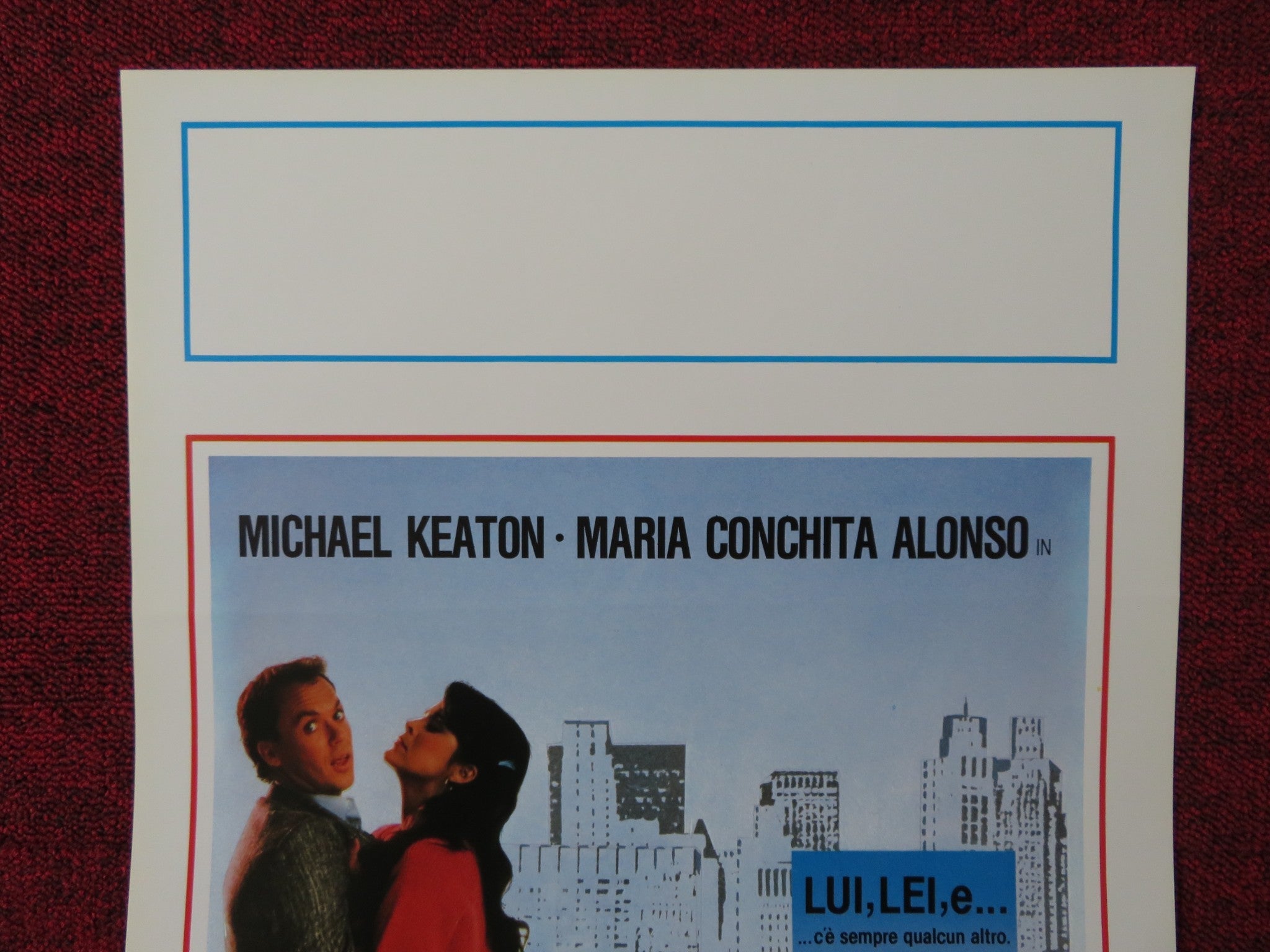 TOUCH AND GO ITALIAN LOCANDINA POSTER MICHAEL KEATON MARIA CONCHITA AL ...