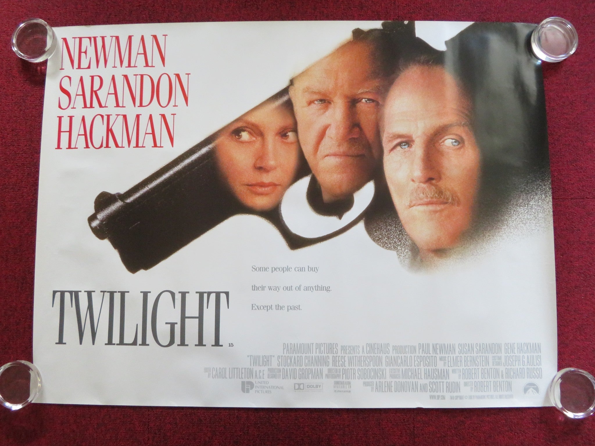 TWILIGHT UK QUAD (30"x40") ROLLED POSTER PAUL NEWMAN GENE HACKMAN 1998 ...