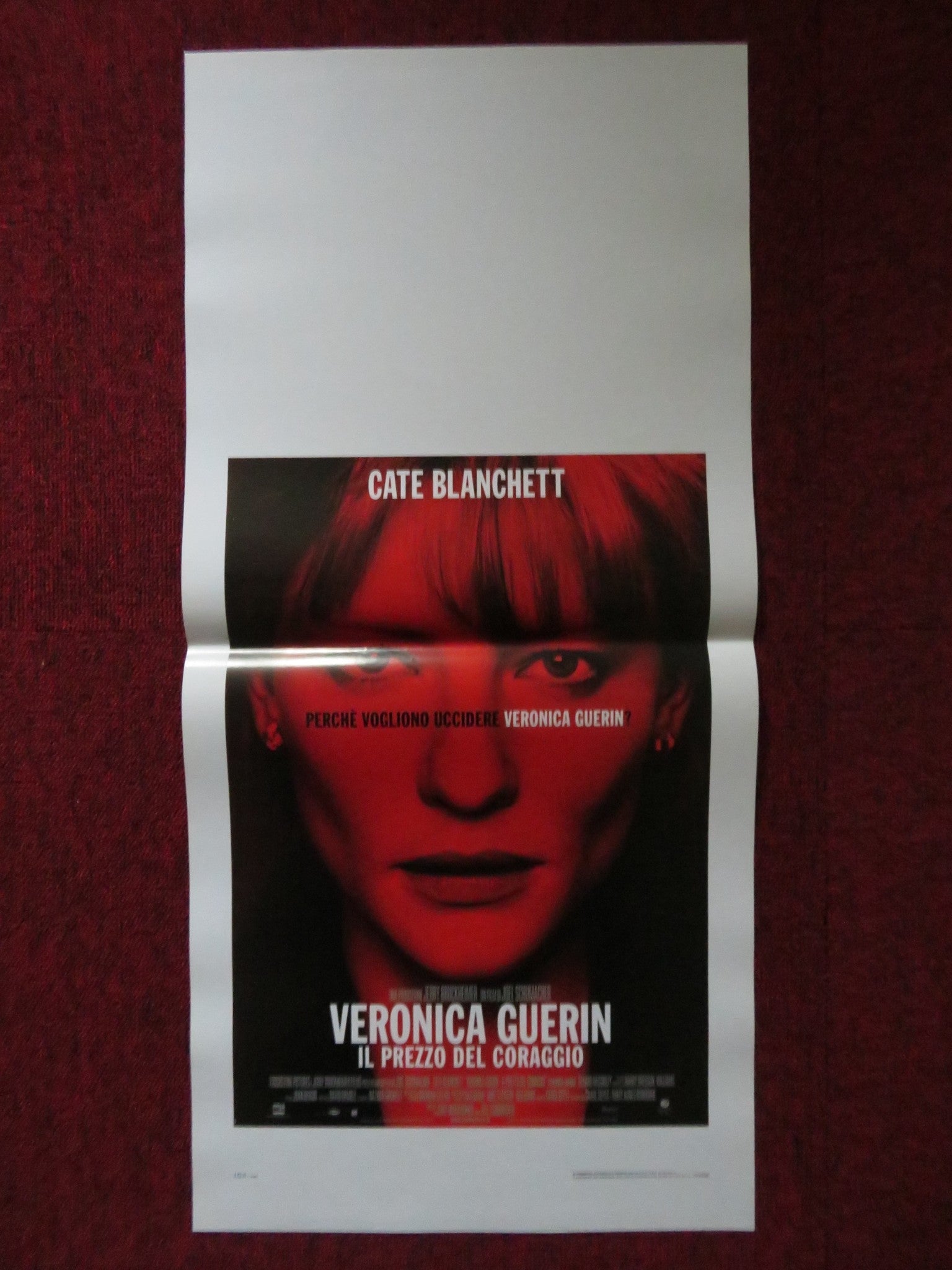 VERONICA GUERIN ITALIAN LOCANDINA POSTER CATE BLANCHETT GERARD BLANCHE ...