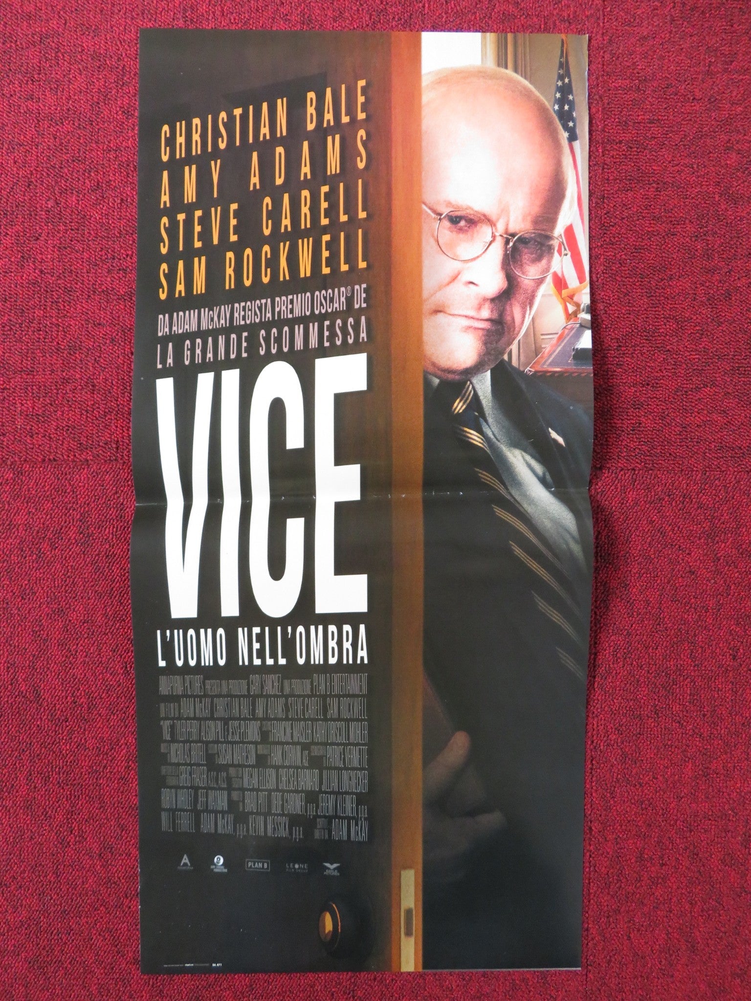 VICE ITALIAN LOCANDINA POSTER CHRISTIAN BALE AMY ADAMS 2018 ...