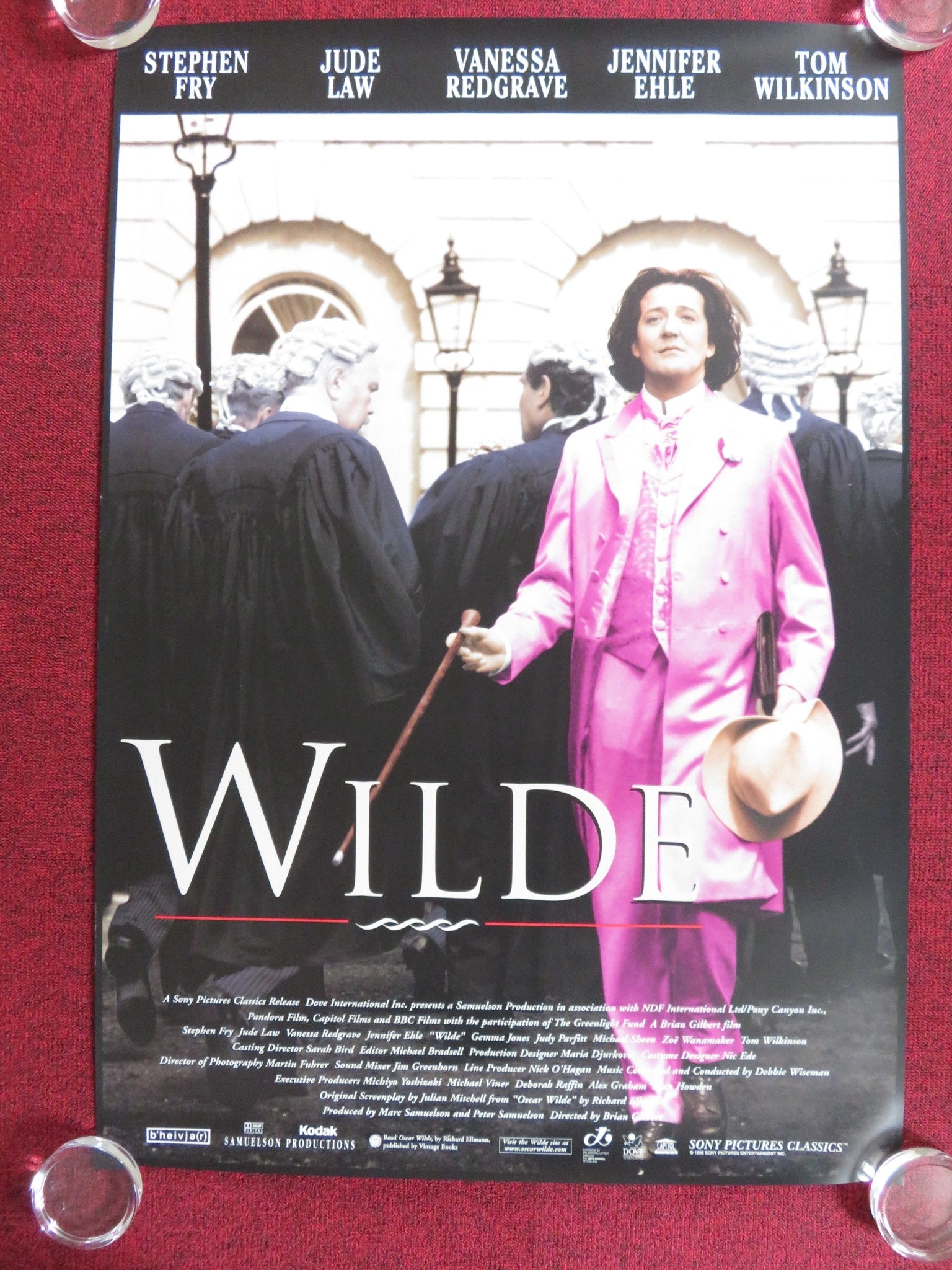 WILDE US ONE SHEET ROLLED POSTER STEPHEN FRY JUDE LAW 1997 – Rendezvous ...